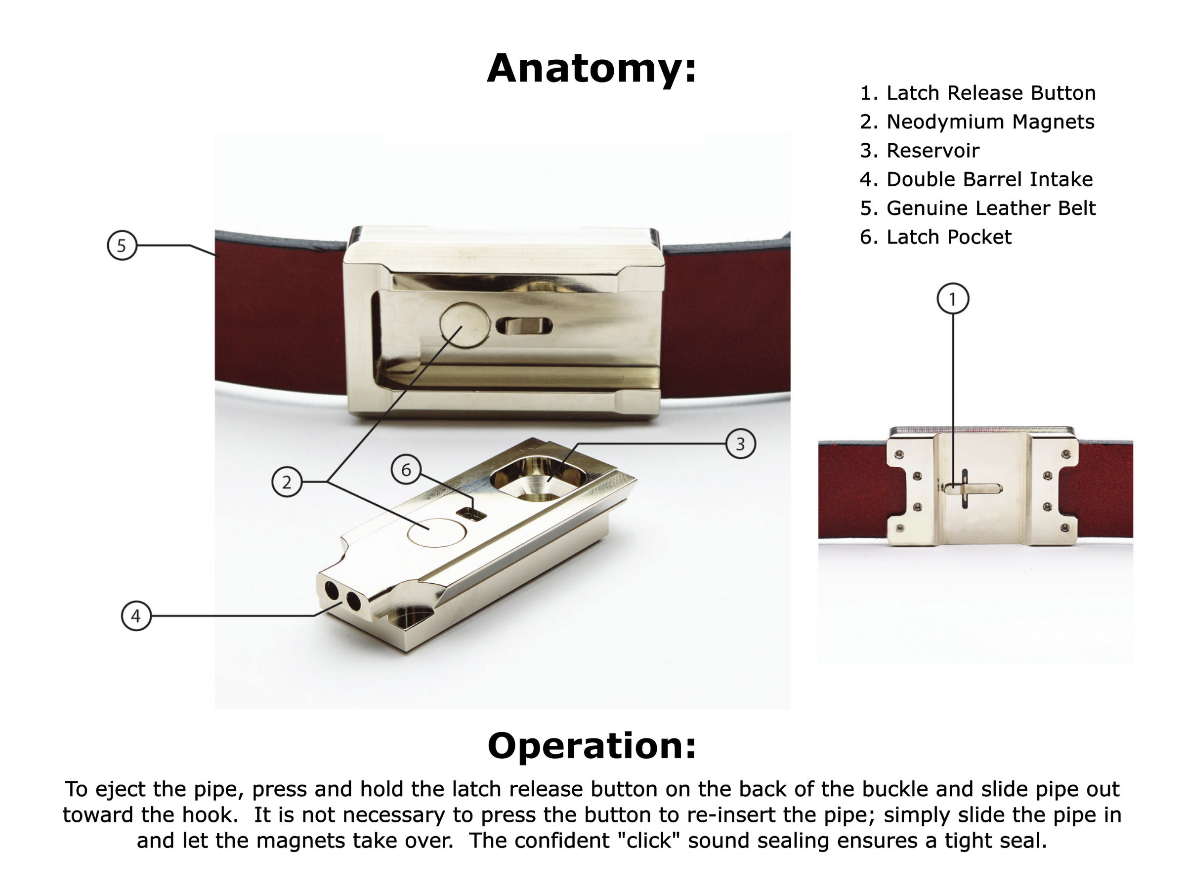 BUCKLE PUFFER - The Most Impressive Belt Buckle Pipe on the Planet